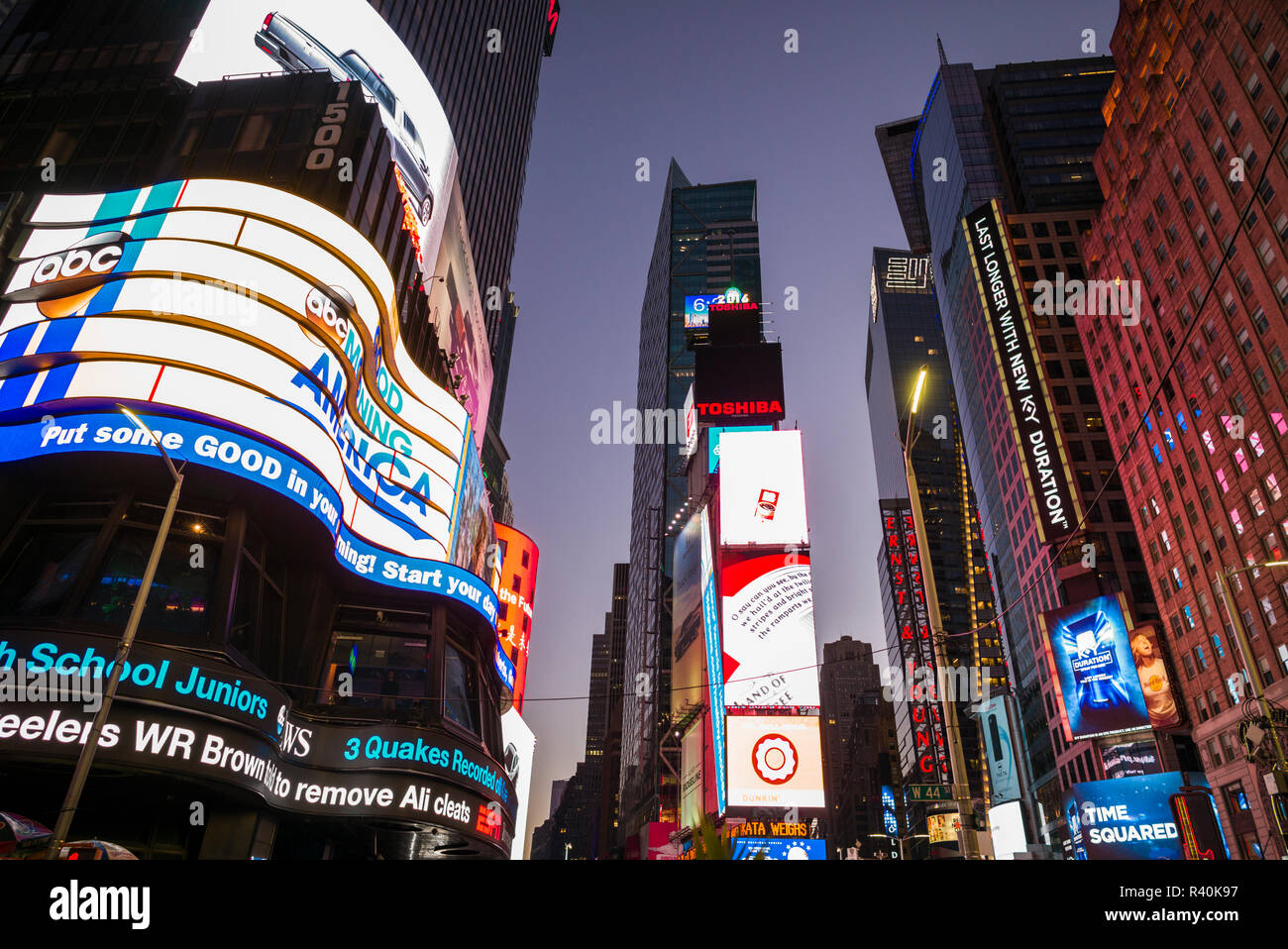 USA, New York City, Midtown Manhattan, Times Square Stock Photo - Alamy