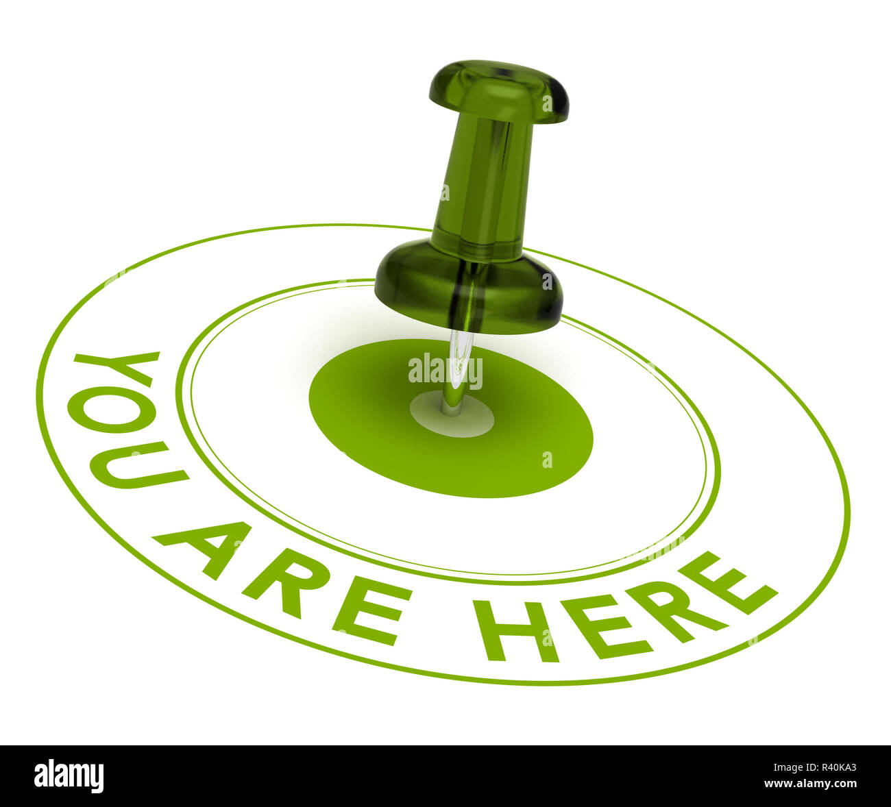 You are here - geolocation Stock Photo - Alamy