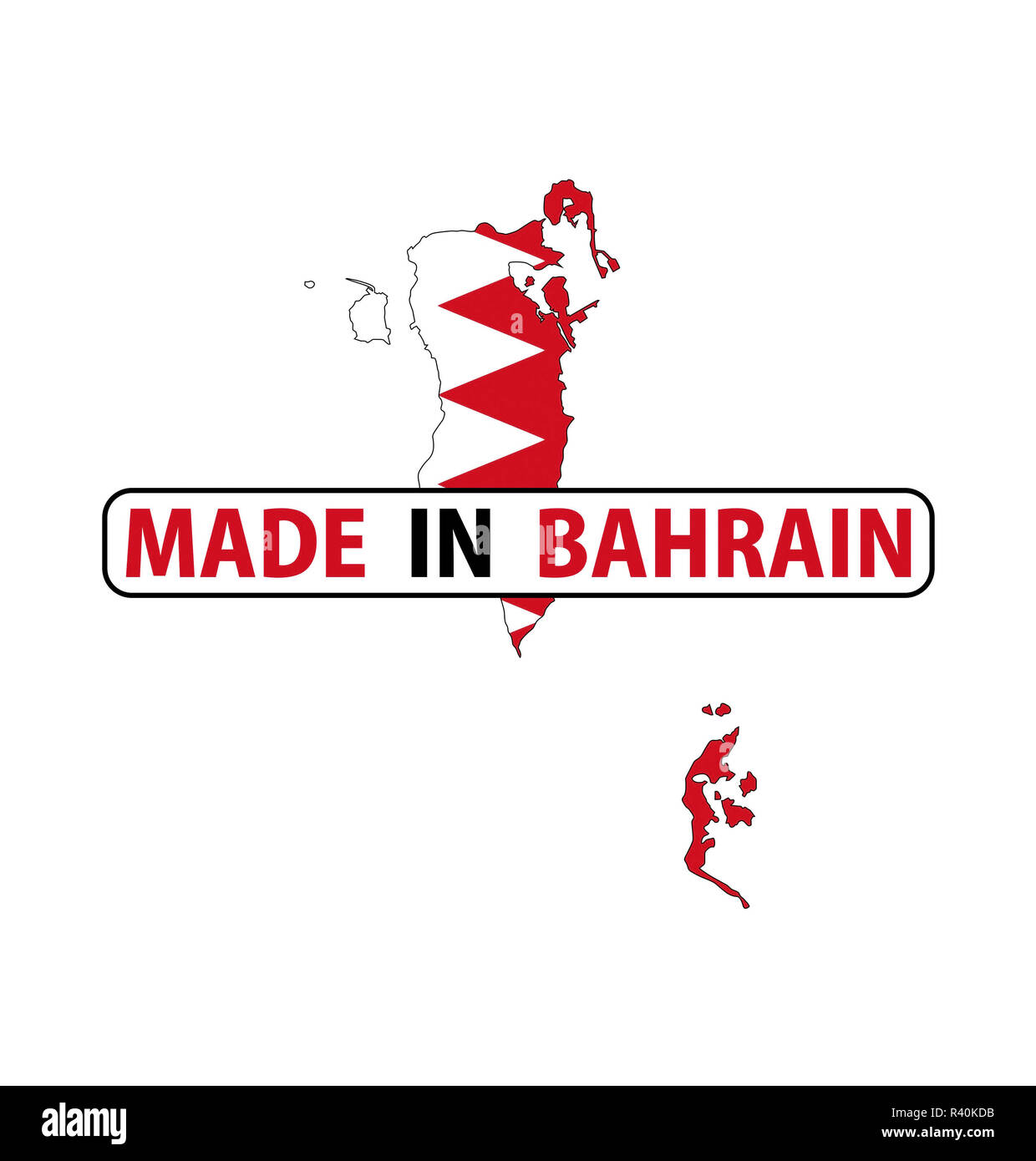 made in bahrain Stock Photo - Alamy