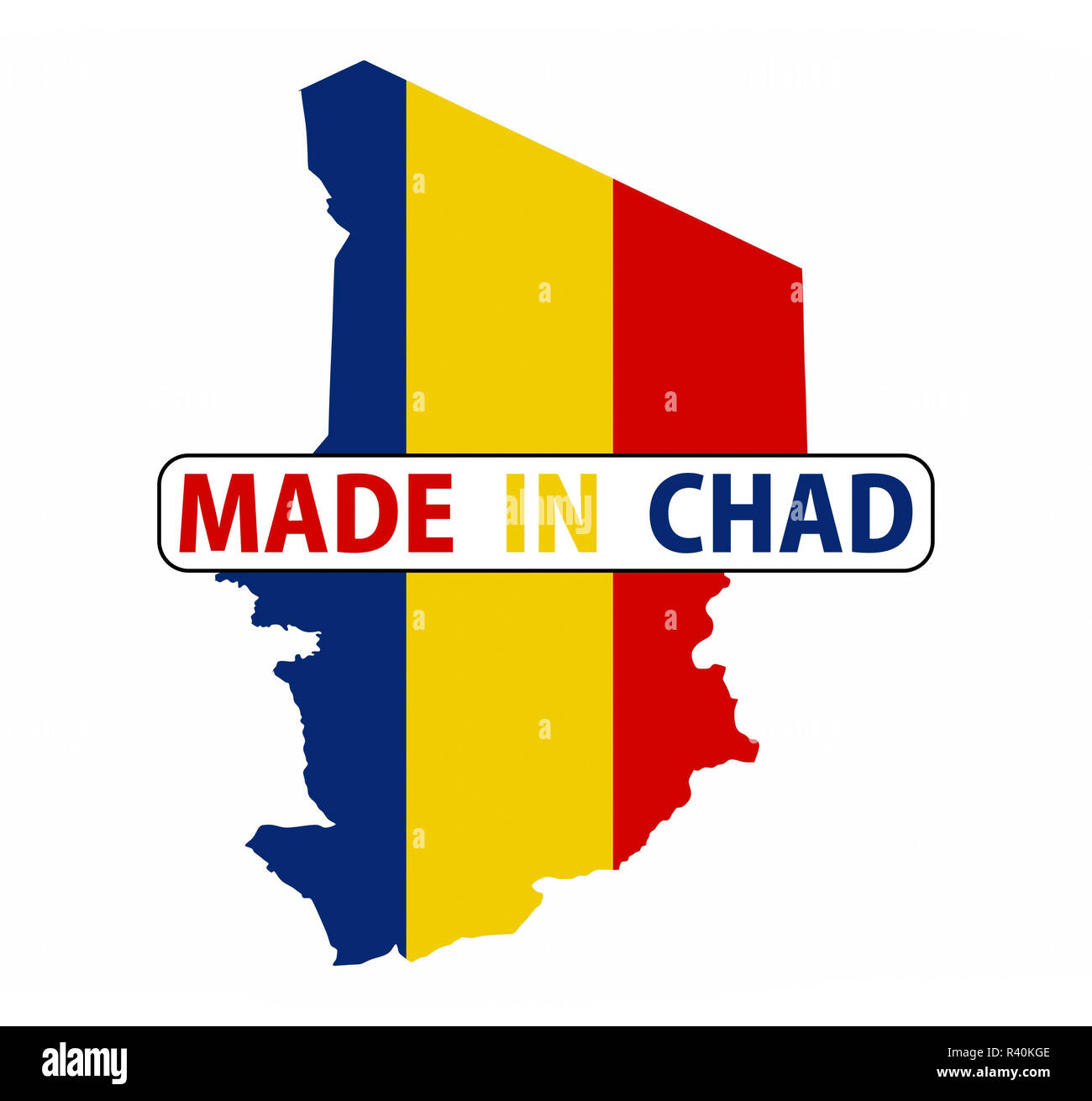 Chad silhouette Cut Out Stock Images & Pictures - Alamy