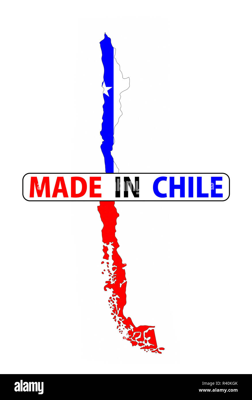 made in chile Stock Photo - Alamy