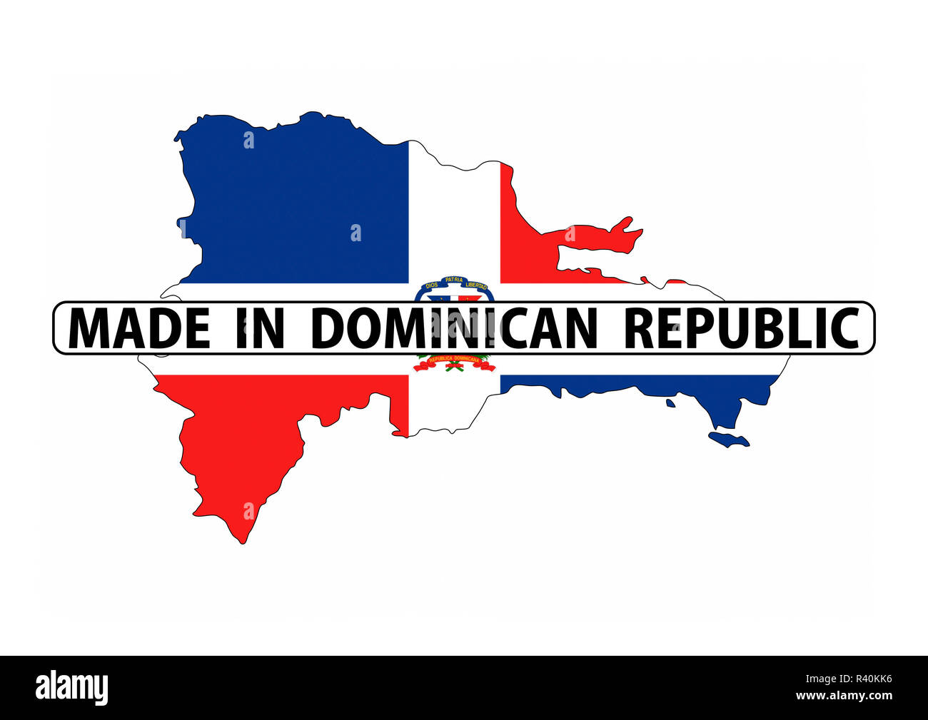 made in dominican republic Stock Photo - Alamy