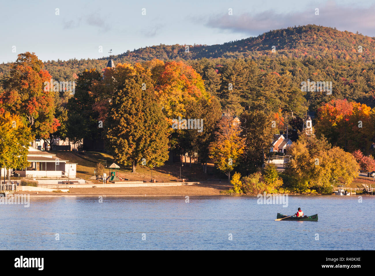 USA, New York, Adirondack Mountains, Lake George Stock Photo - Alamy