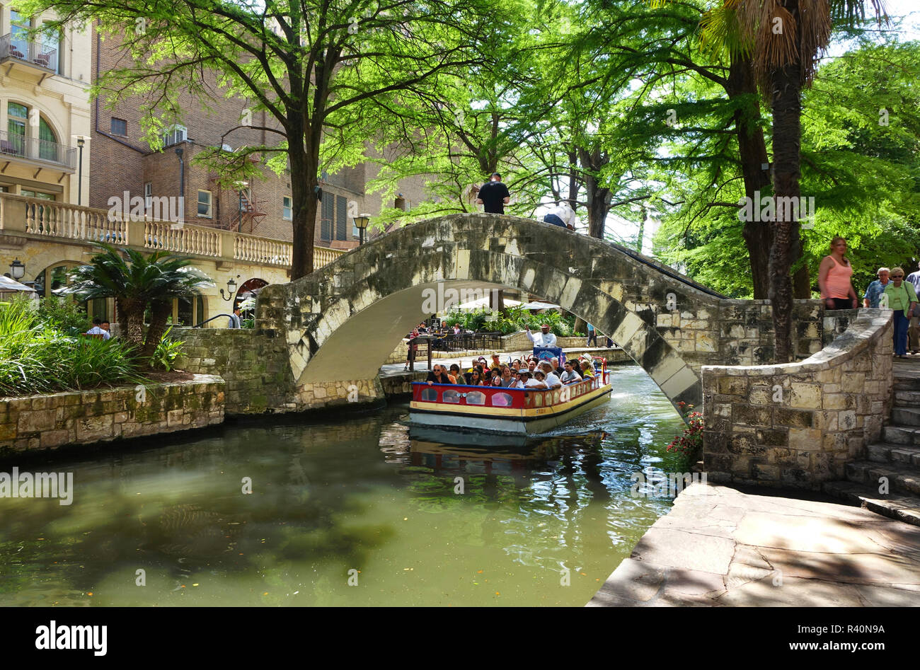 The Riverwalk, San Antonio, Texas Stock Photo - Alamy