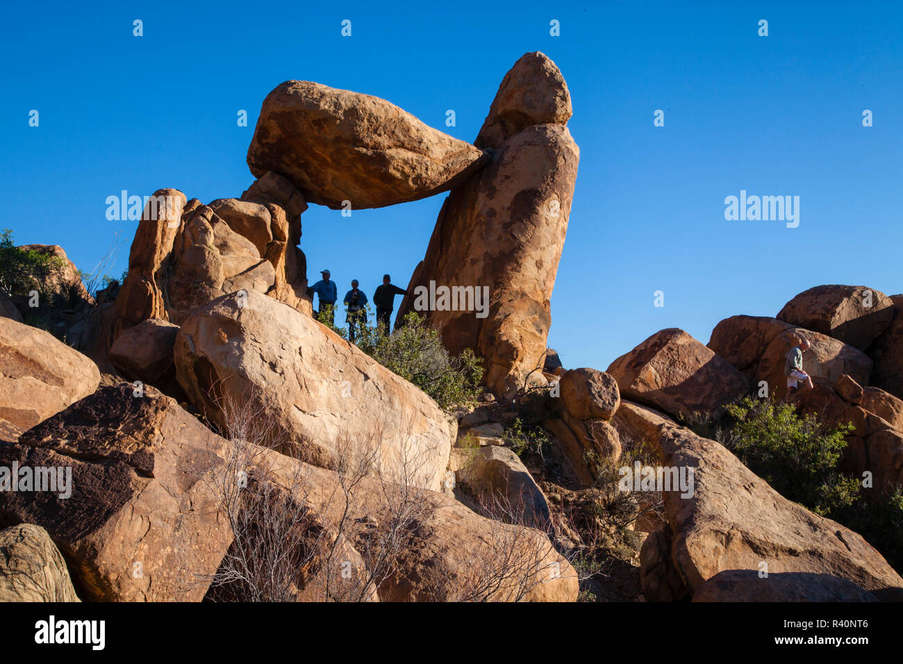Balanced Rock, Big Bend National Park, Texas Stock Photo - Alamy