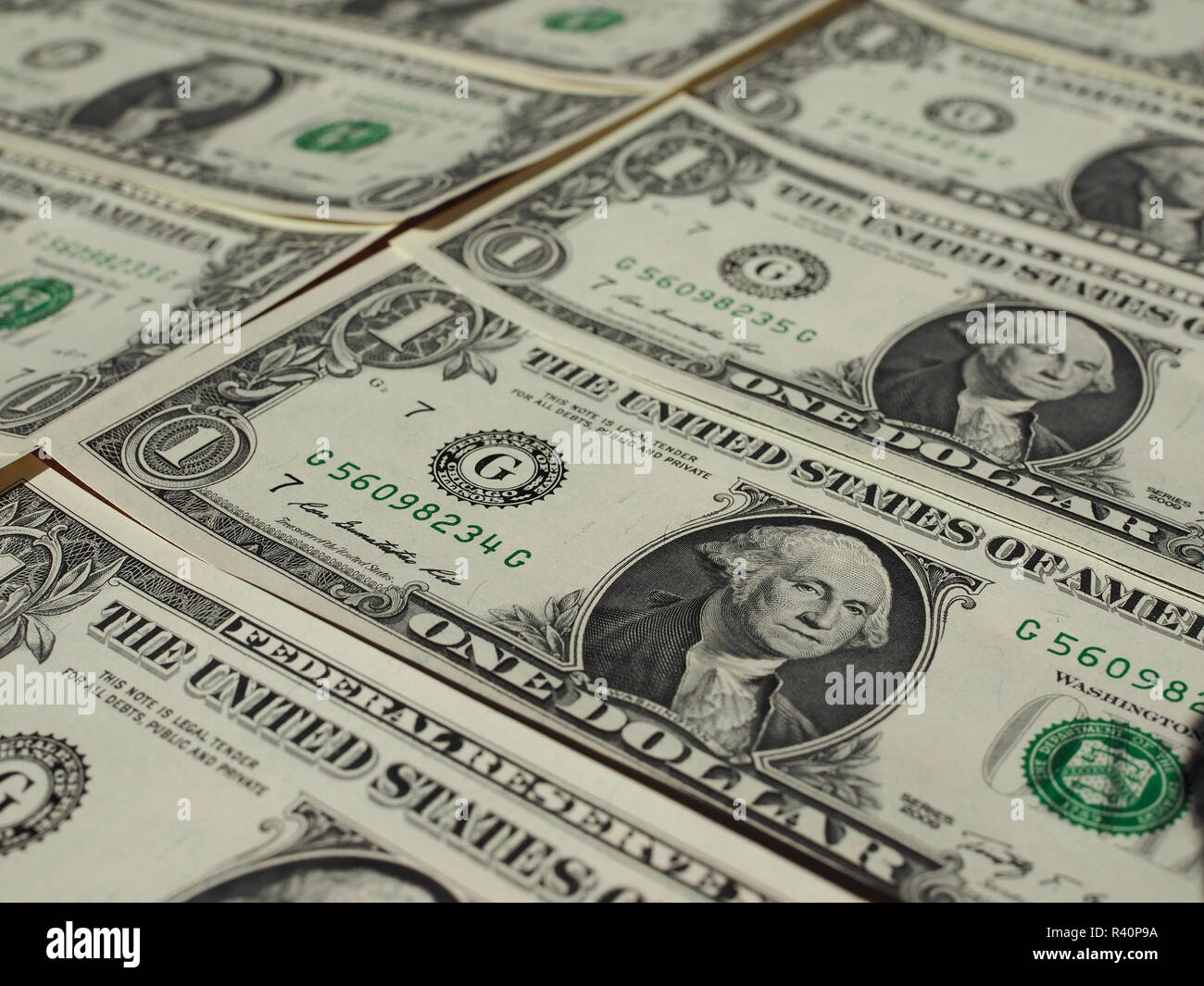 Dollar notes 1 Dollar Stock Photo - Alamy