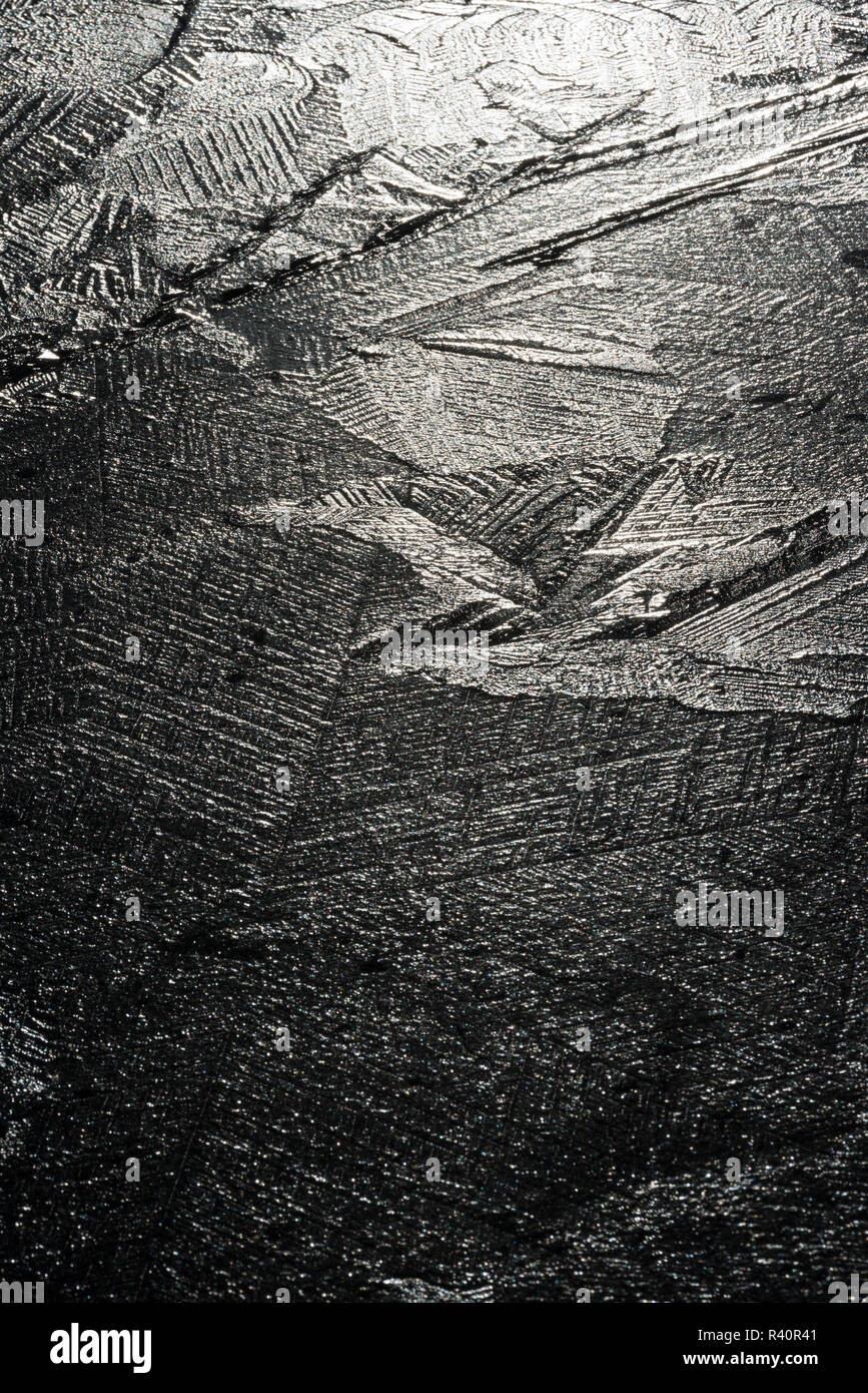 Very abstract picture of morning light reflecting in frozen pools of ... Very abstract picture of morning light reflecting in frozen pools of ...