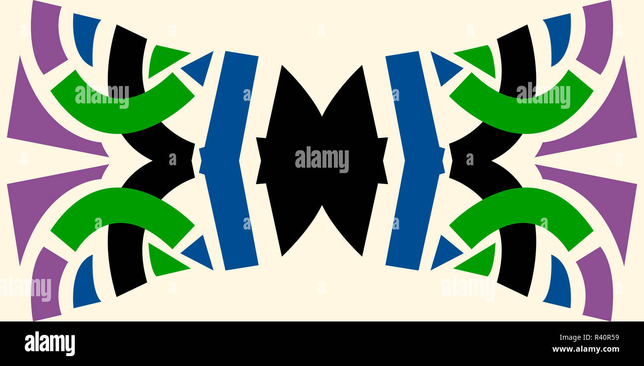 Abstract Bowtie Shape Stock Photo - Alamy