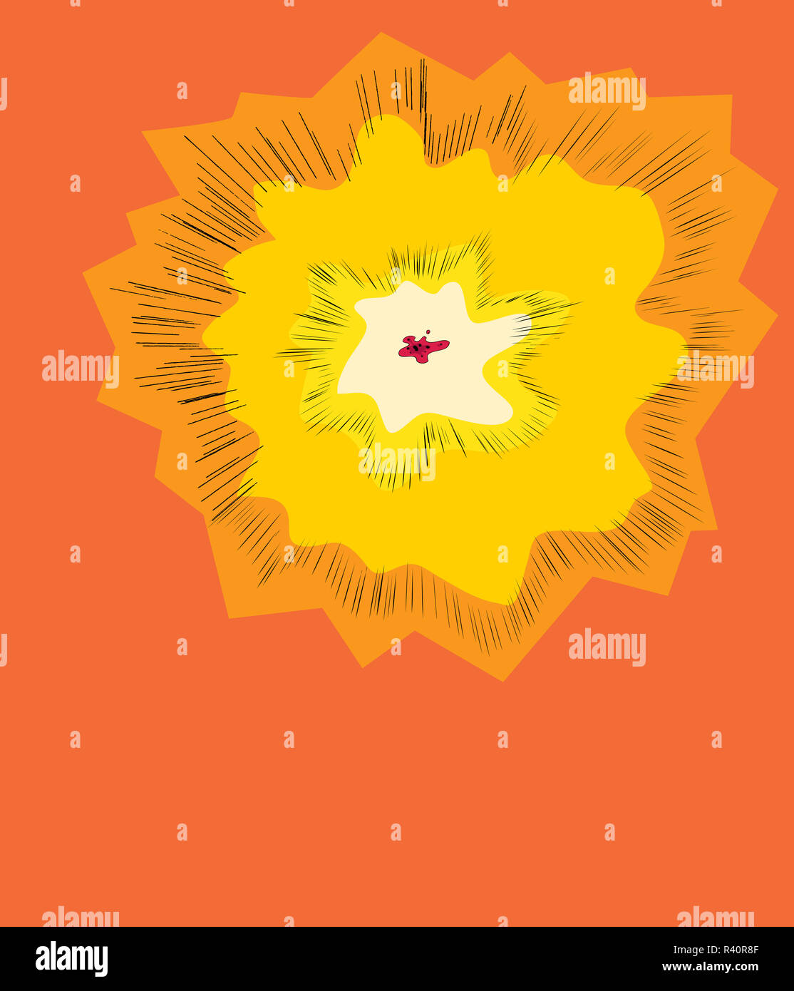 Comic Style Explosion Stock Photo - Alamy