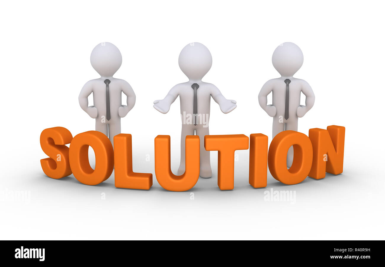 Business solution offering Stock Photo - Alamy