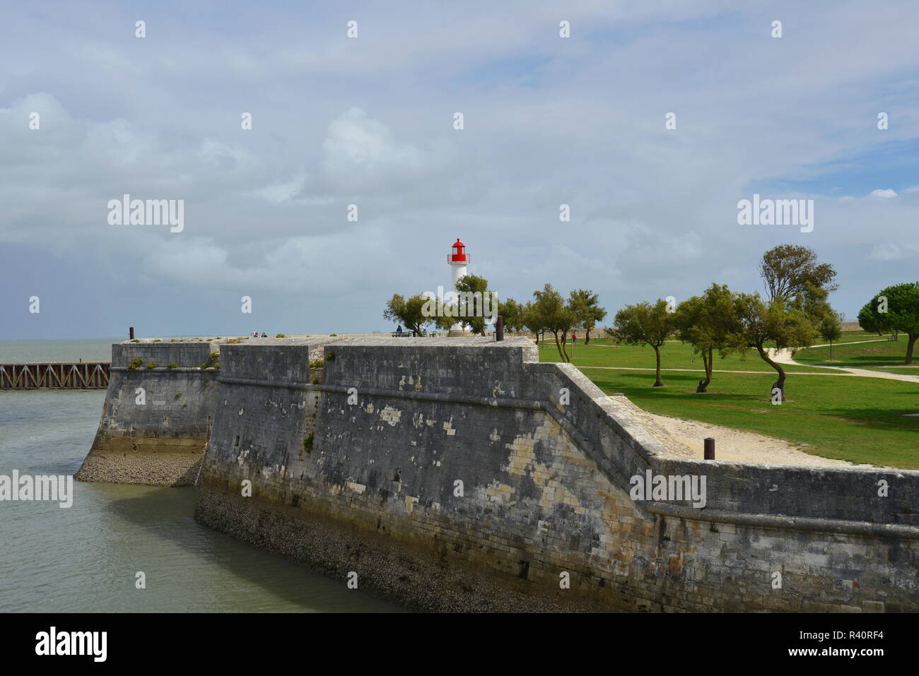 port facility saint martin de re Stock Photo - Alamy