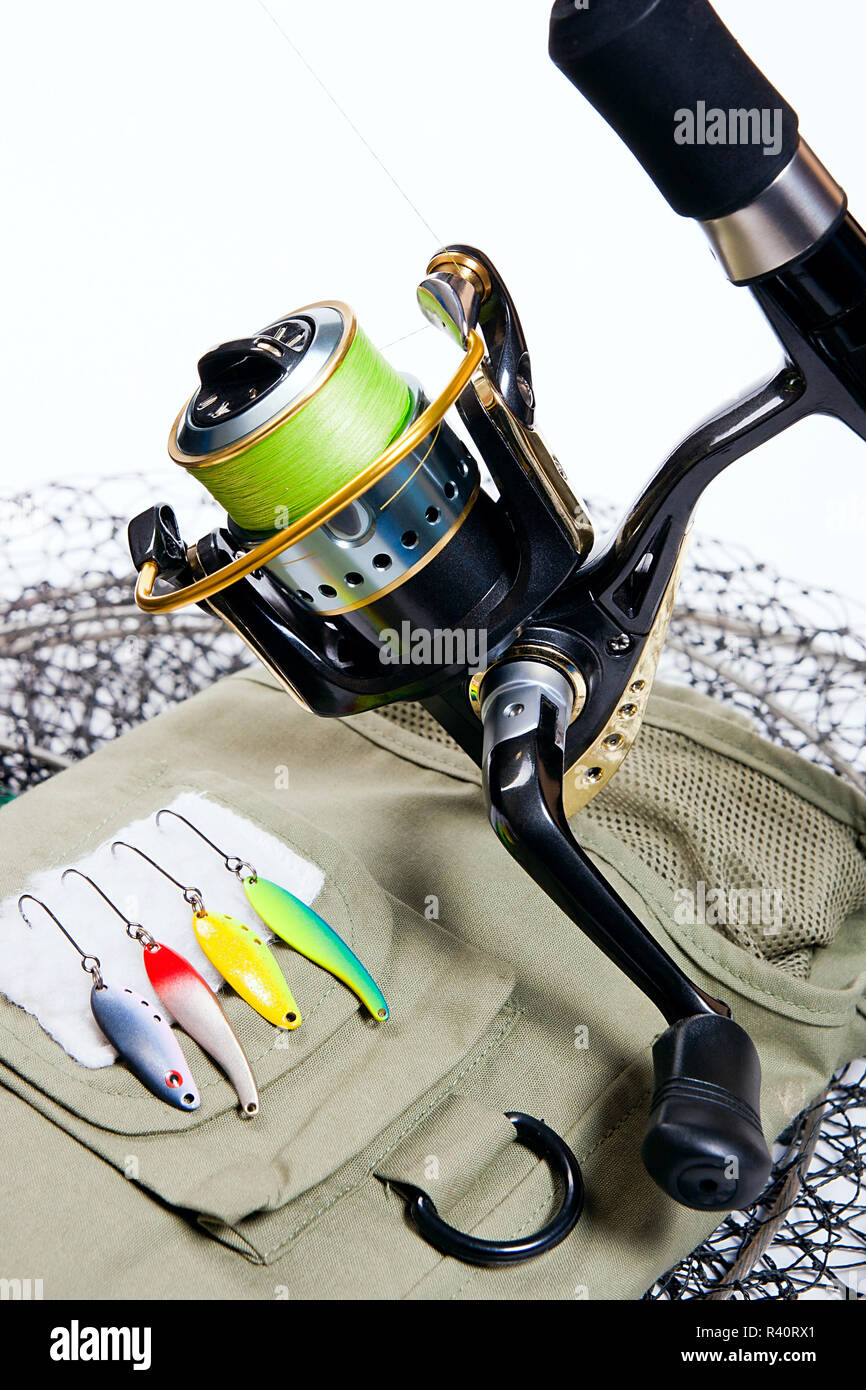 Coil fishing on spinning hi-res stock photography and images - Alamy