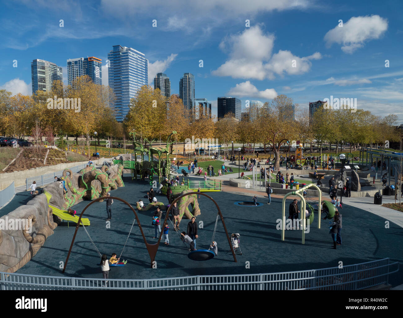 USA, Washington State, Bellevue, Bellevue Downtown Park, Inspiration ...