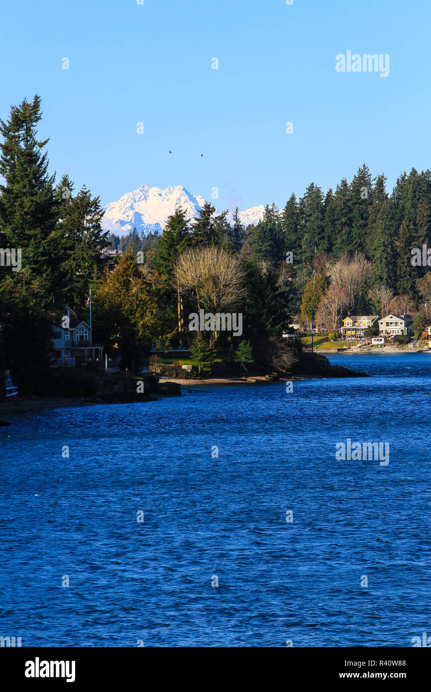 Sky over water washington hi-res stock photography and images - Alamy