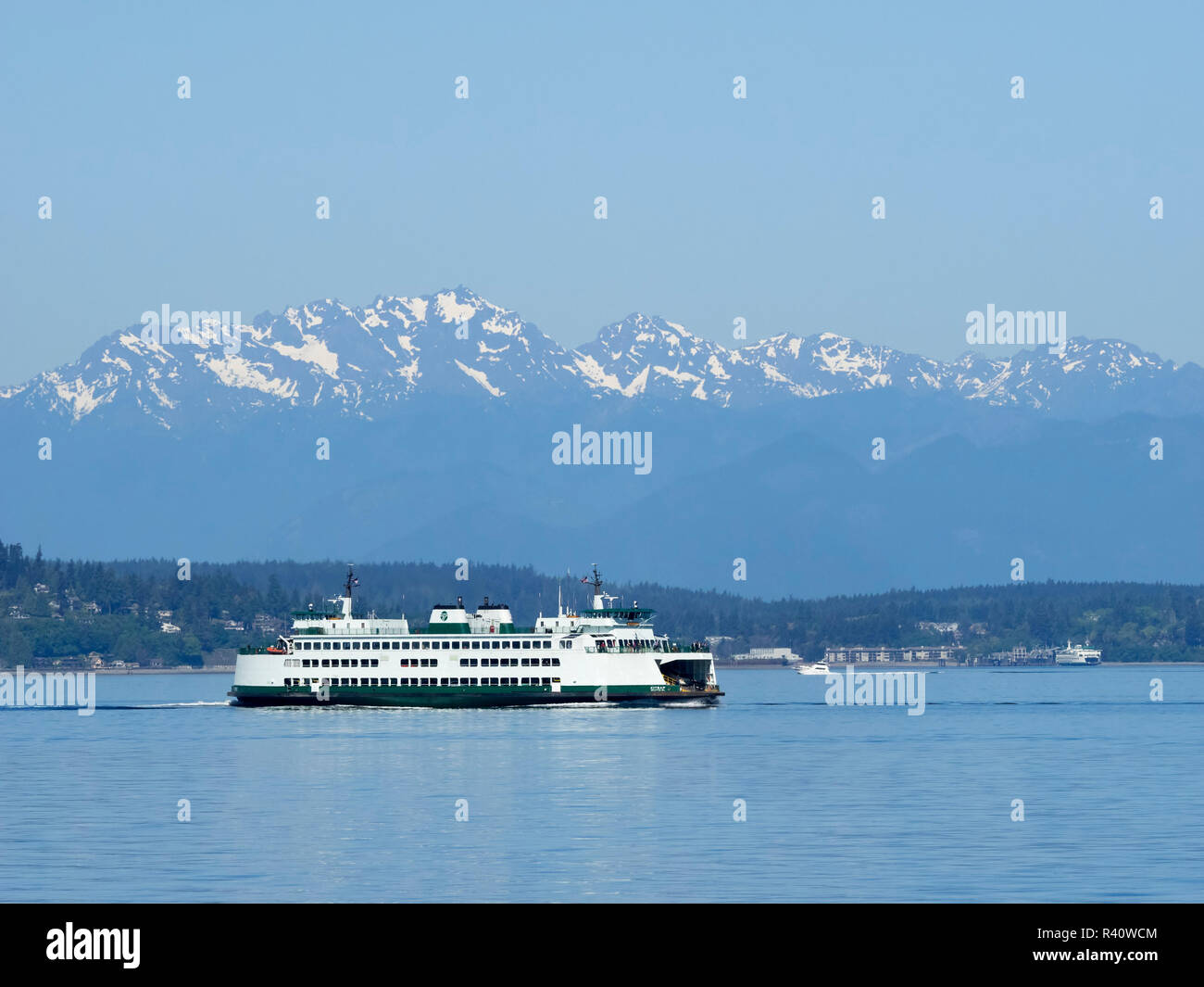 Seattle elliott bay ferry hi-res stock photography and images - Alamy
