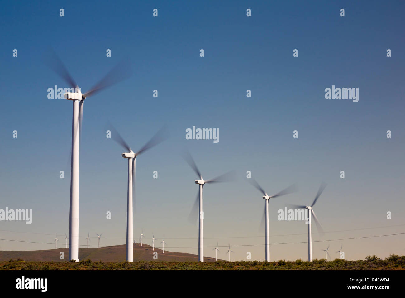 Washington State, Vantage, Wind Turbines Stock Photo - Alamy