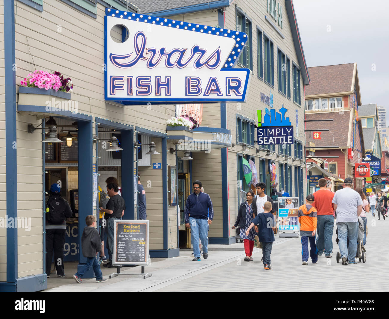 Washington State, Seattle, Waterfront Stock Photo - Alamy