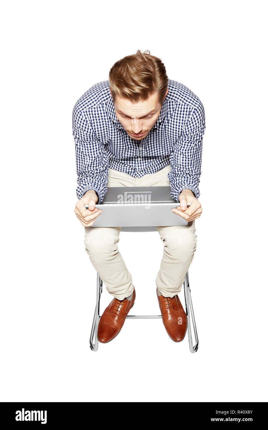 Office workers confused man hi-res stock photography and images - Alamy
