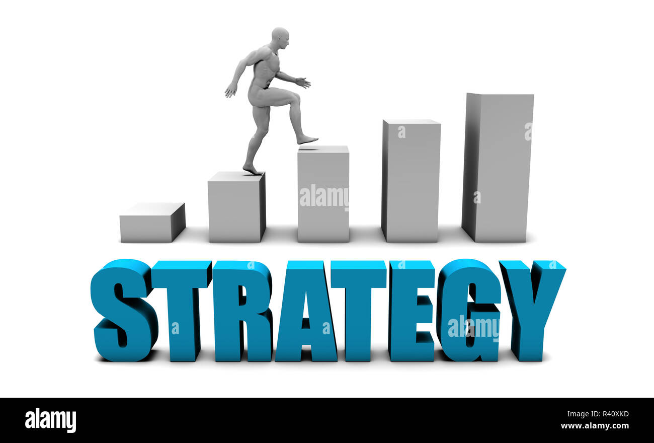 Strategy chart model design project Cut Out Stock Images & Pictures - Alamy
