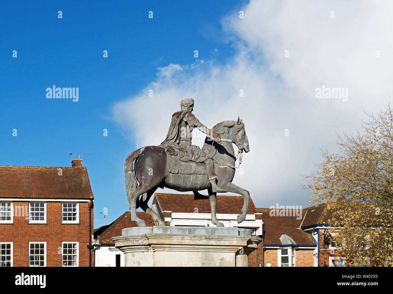 Equestrian statue of william iii hi-res stock photography and images ...