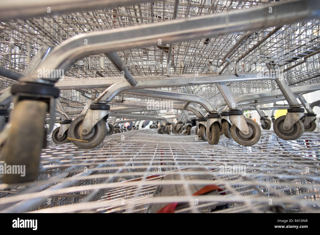 Shopping trolley pyramid sculpture ( detail ) from Toxteth day of the ...
