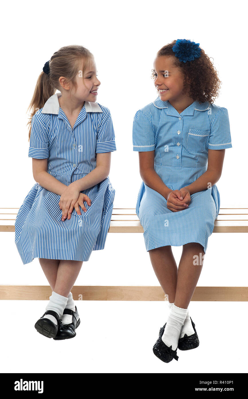School girl speaking in class Cut Out Stock Images & Pictures - Alamy