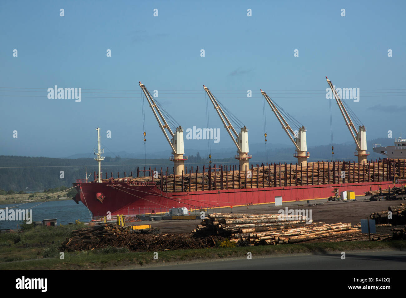 Log ship america hi-res stock photography and images - Alamy