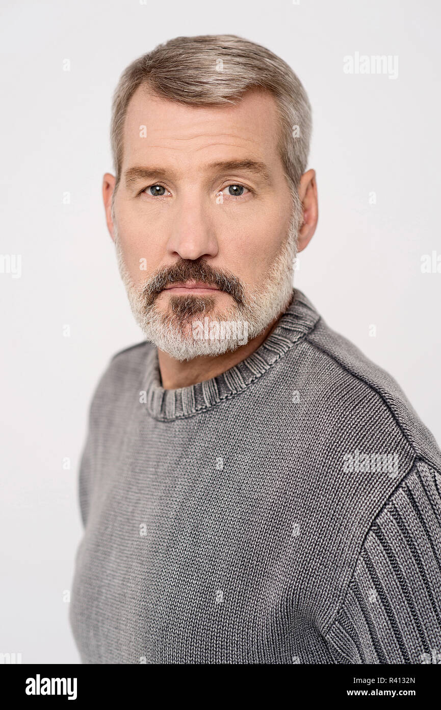 Male model with expressive face Stock Photo - Alamy