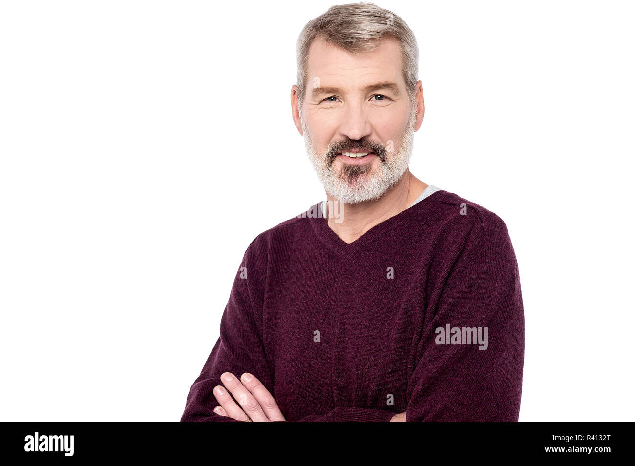 Handsome smiling middle aged man Stock Photo - Alamy