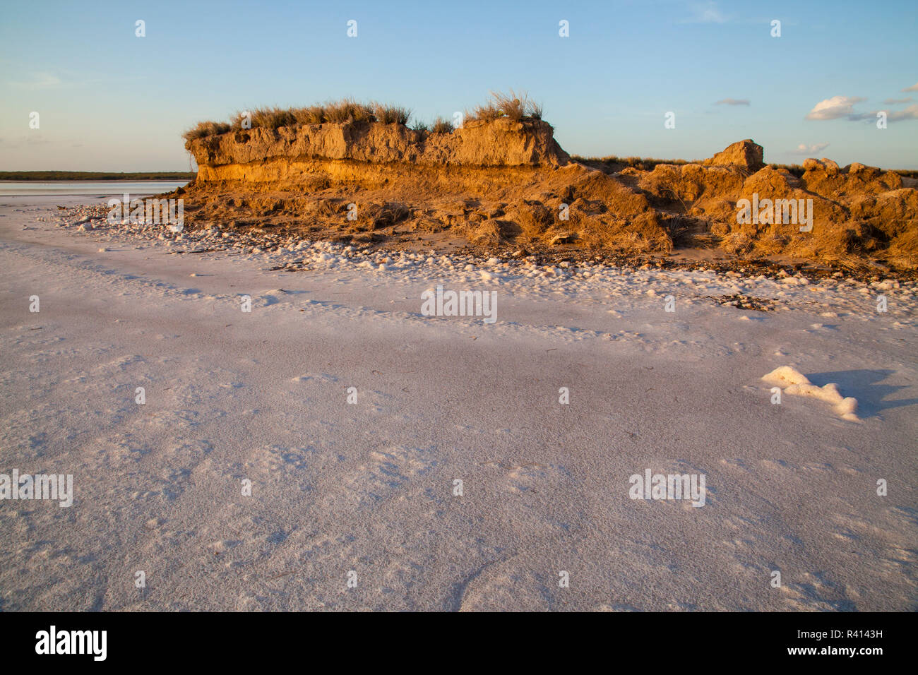 Salt deposits at Sal del Rey Stock Photo - Alamy