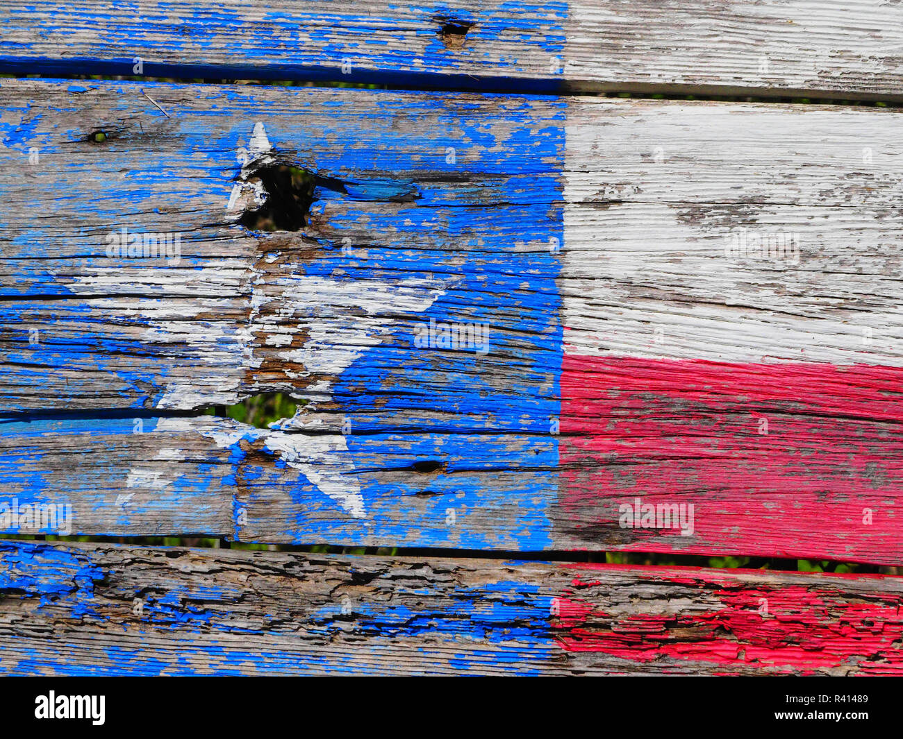 Painted texas flag hi-res stock photography and images - Alamy