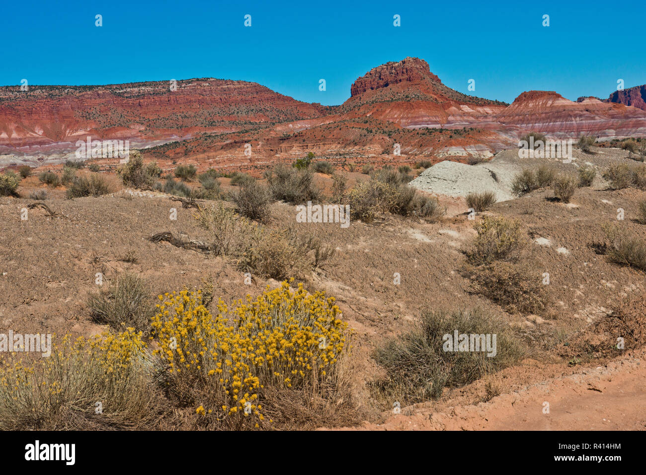 USA, Utah, Paria. View along trail to ghost town Stock Photo - Alamy