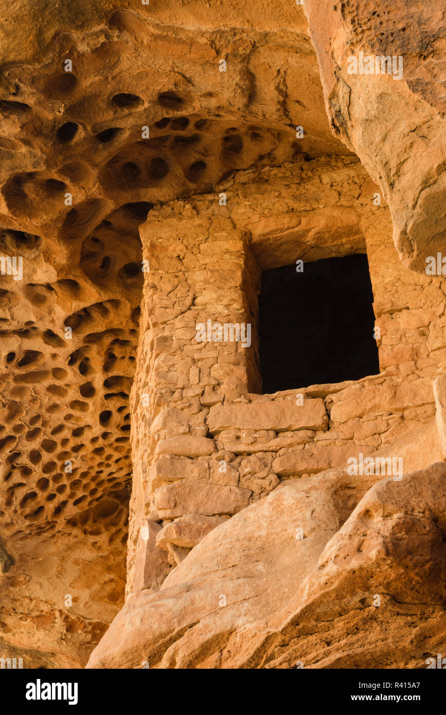 USA, Utah. Honeycomb Ceiling Ruins, Bears Ears National Monument Stock ...