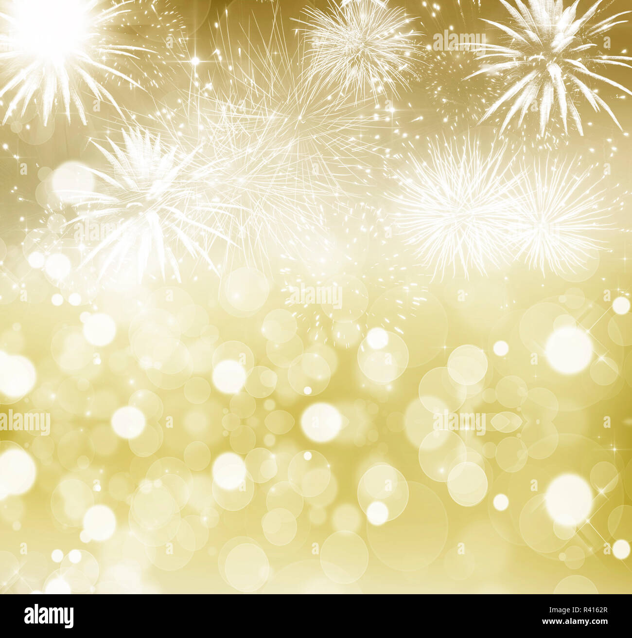 Abstract holiday background with fireworks Stock Photo - Alamy