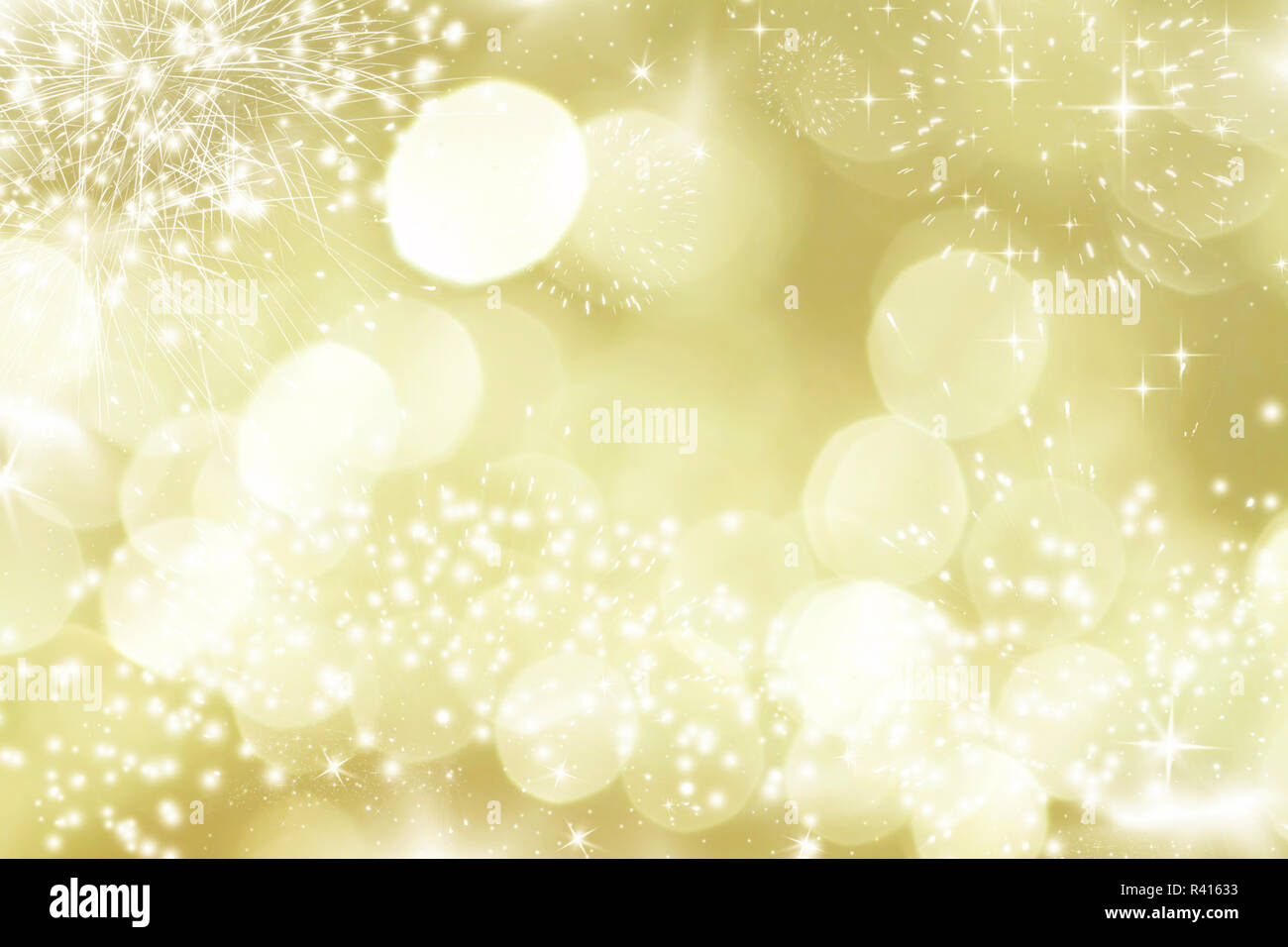 Abstract holiday background with fireworks Stock Photo - Alamy