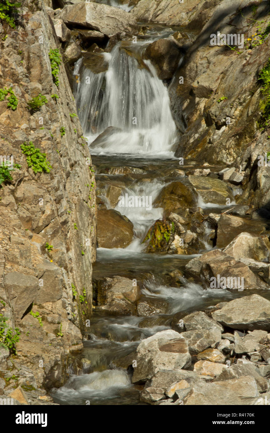 Myrtle Falls, Road to Paradise, Mount Rainier National Park, Washington ...