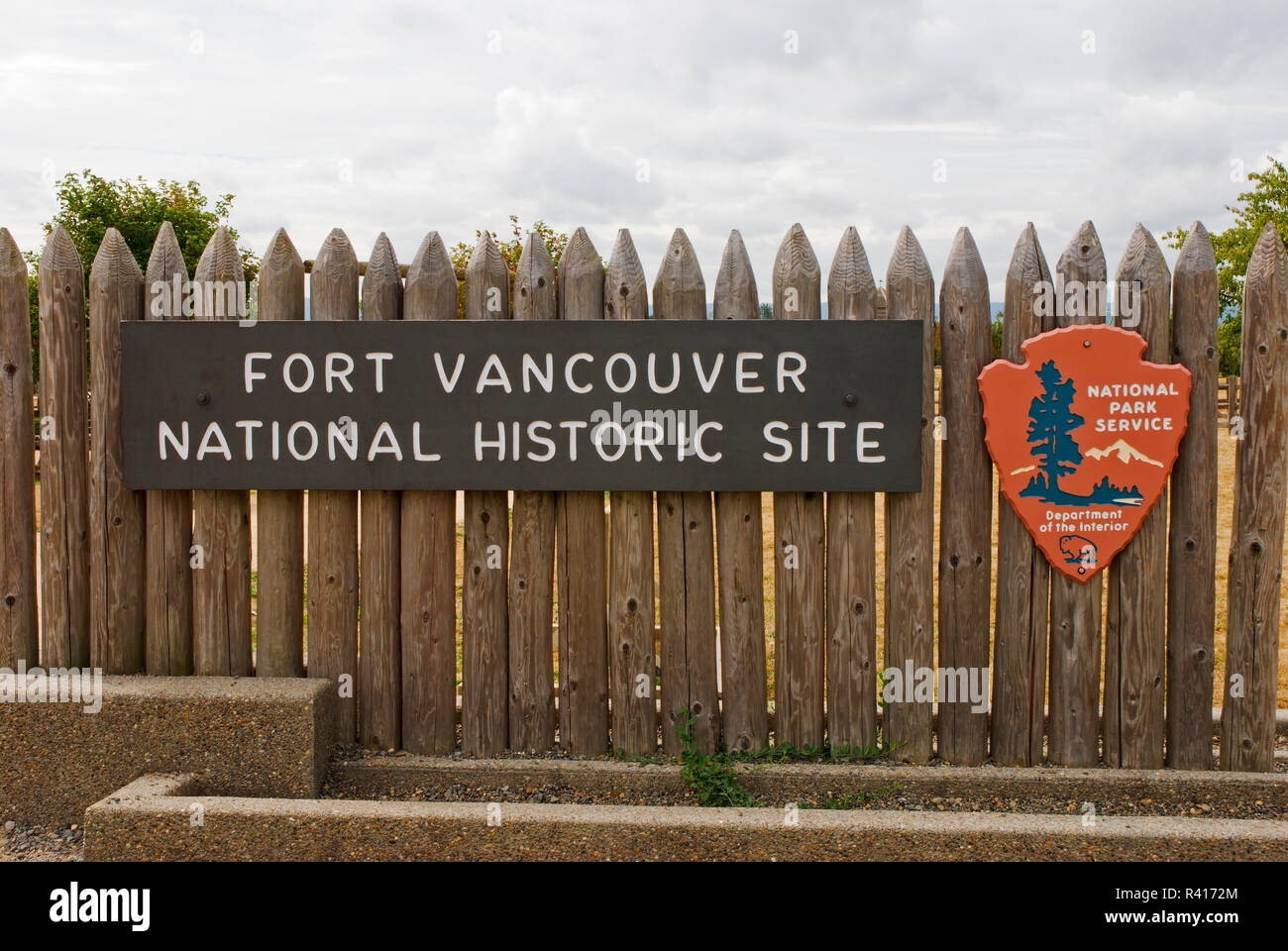 Entrance to Fort Vancouver National Historic Site, Vancouver ...