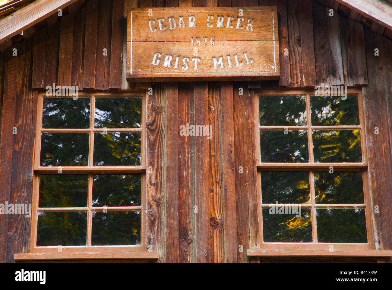 Cedar Creek Grist Mill, Clark County, Washington State, USA Stock Photo ...