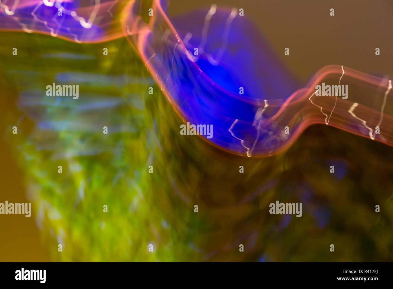 Colorful glass with blurred motion effect Stock Photo - Alamy