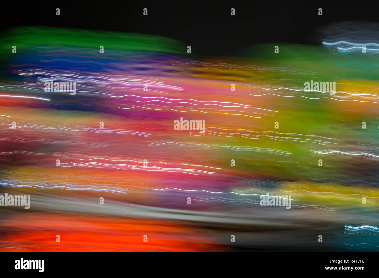 Colorful glass with blurred motion effect Stock Photo - Alamy