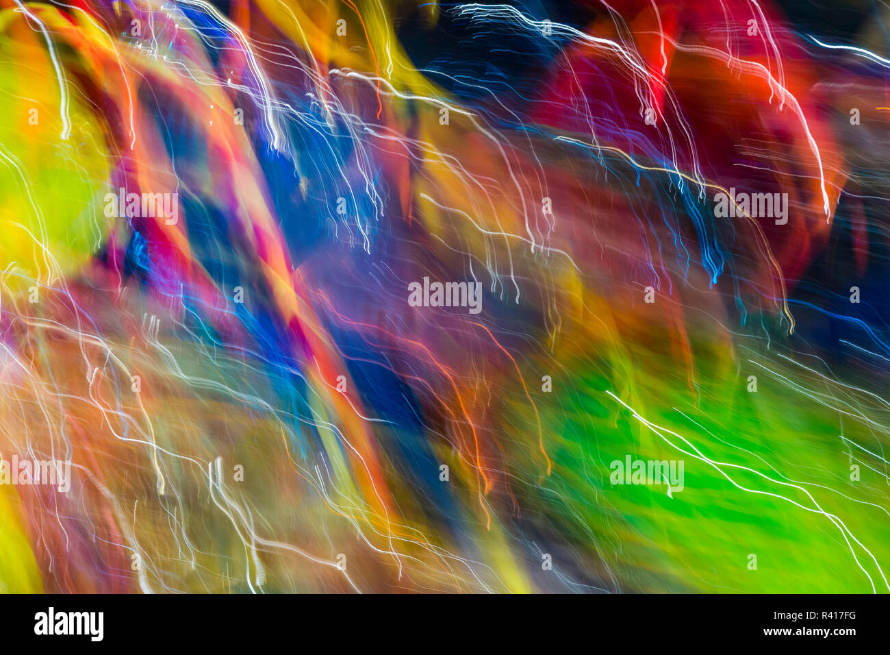 Colorful glass with blurred motion effect Stock Photo - Alamy
