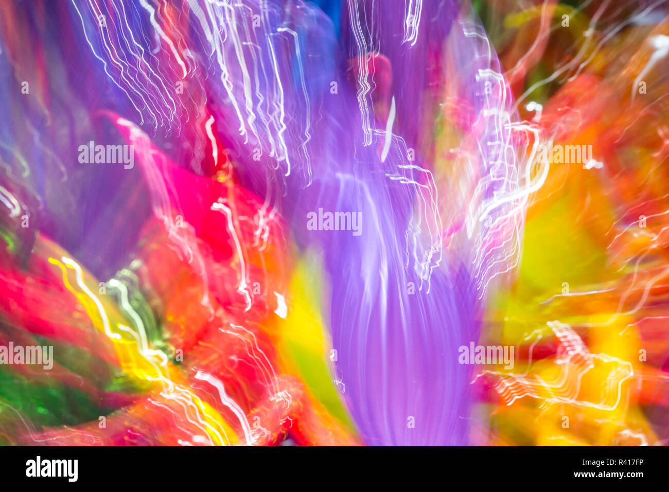 Colorful glass with blurred motion effect Stock Photo - Alamy