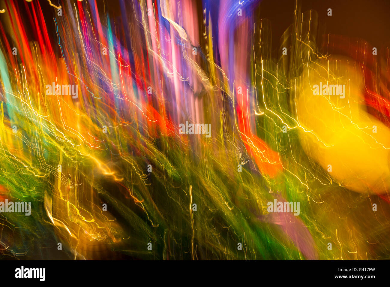 Colorful glass with blurred motion effect Stock Photo - Alamy