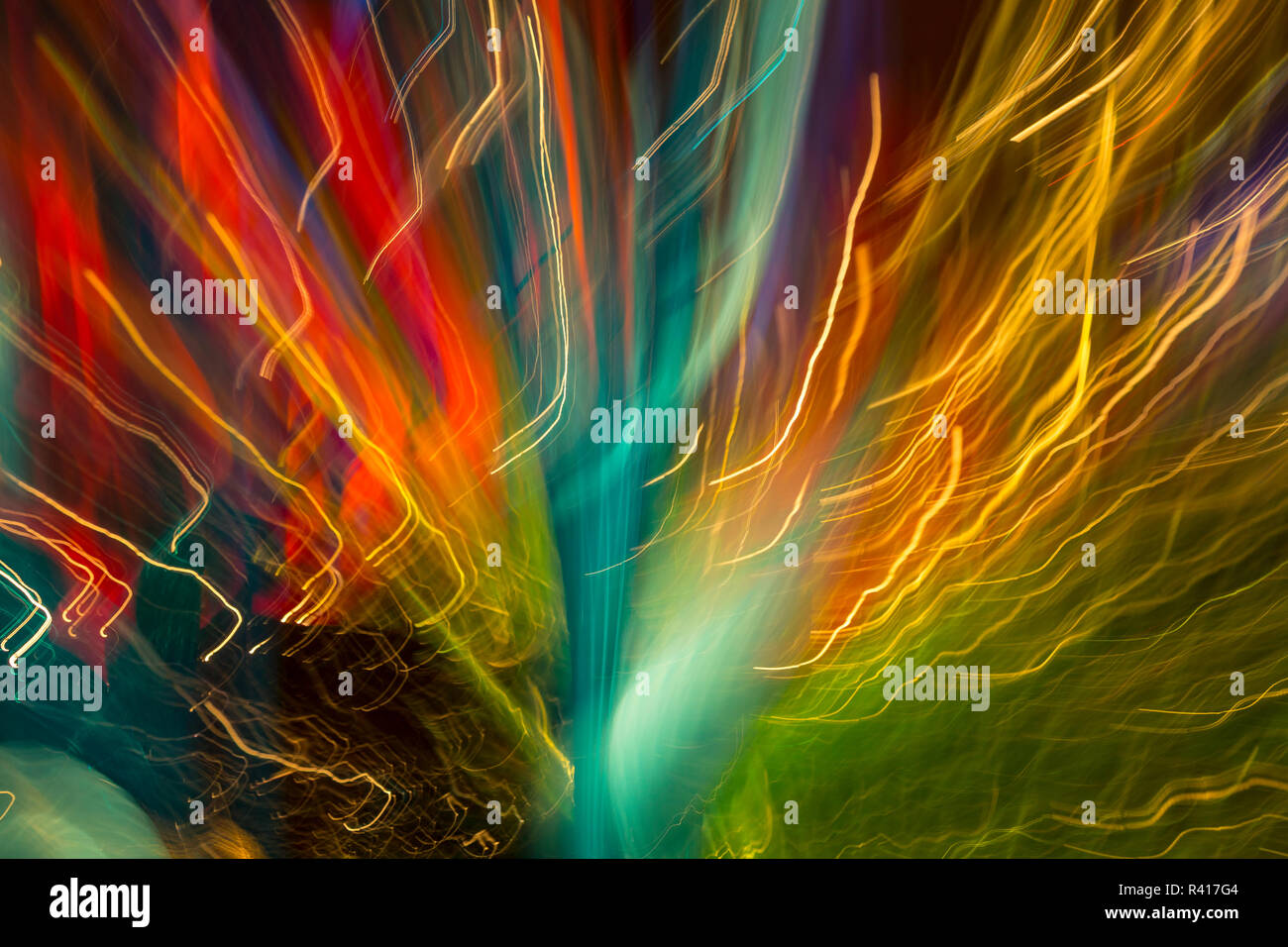 Colorful glass with blurred motion effect Stock Photo - Alamy