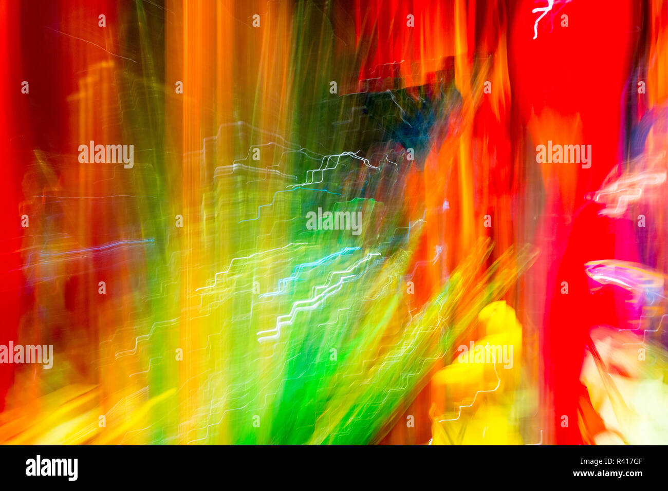 Colorful glass with blurred motion effect Stock Photo - Alamy