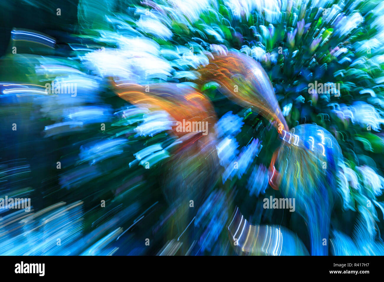 Colorful glass with blurred motion effect Stock Photo - Alamy
