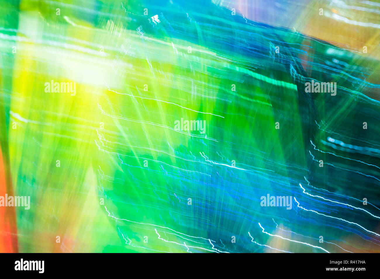 Colorful glass with blurred motion effect Stock Photo - Alamy