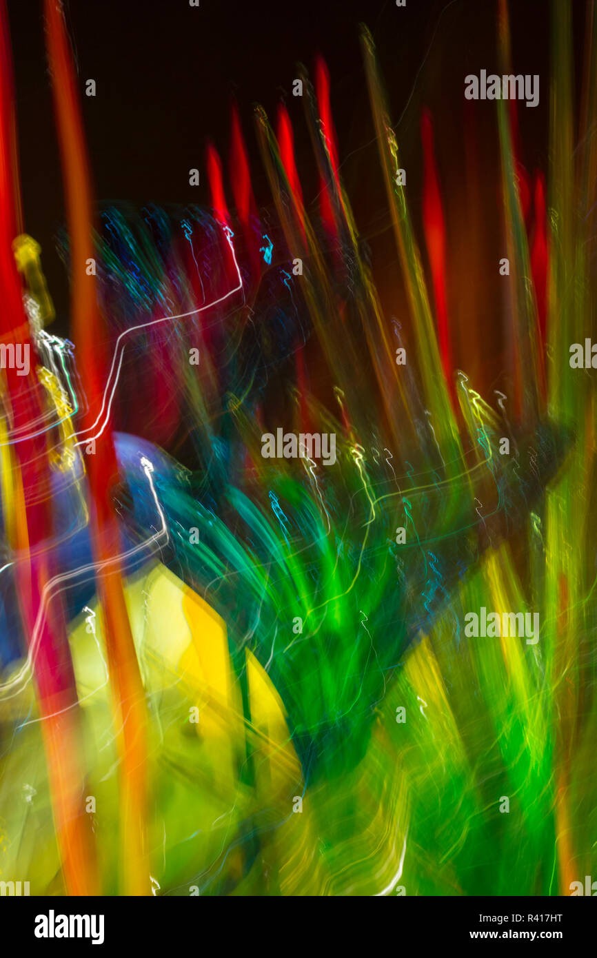 Colorful glass with blurred motion effect Stock Photo - Alamy