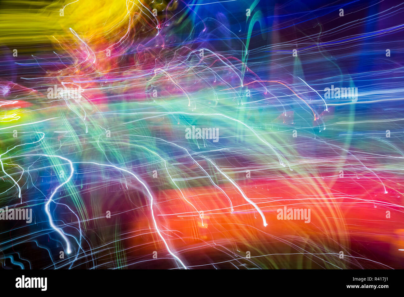 Colorful glass with blurred motion effect Stock Photo - Alamy
