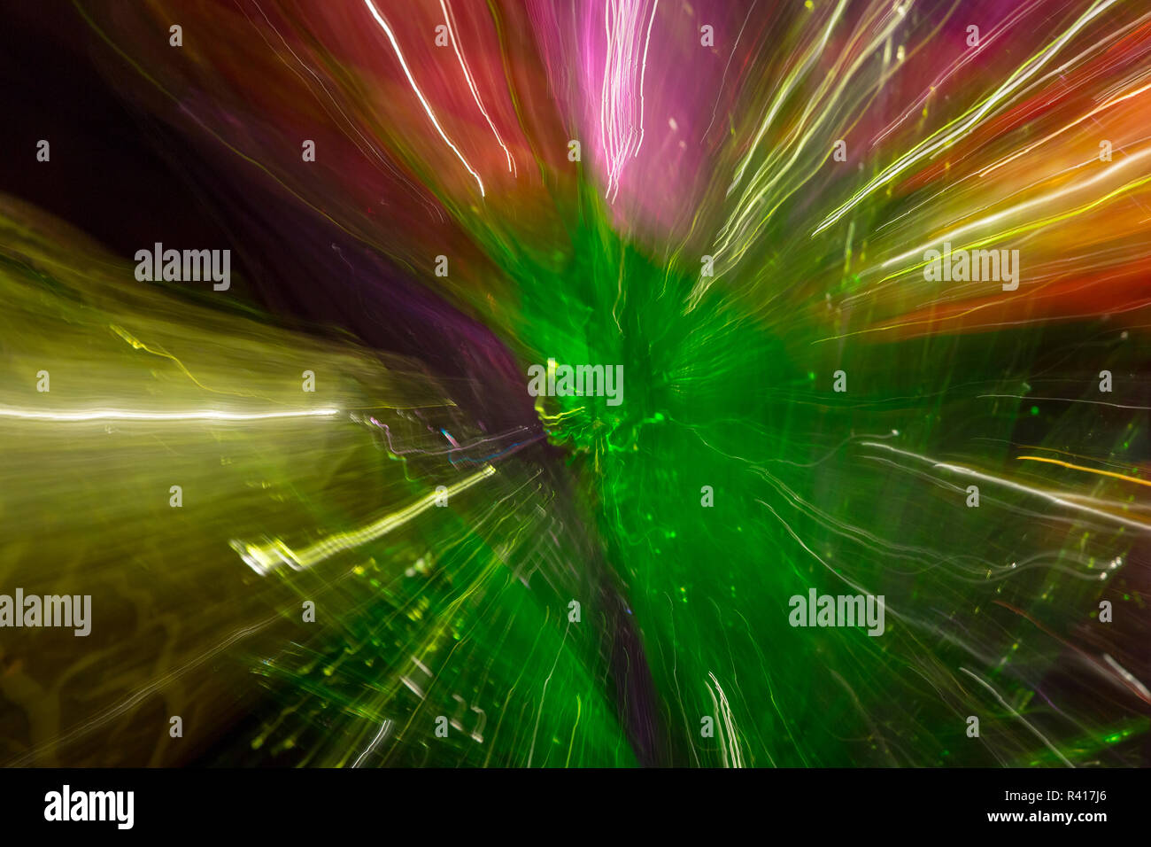 Colorful glass with blurred motion effect Stock Photo - Alamy